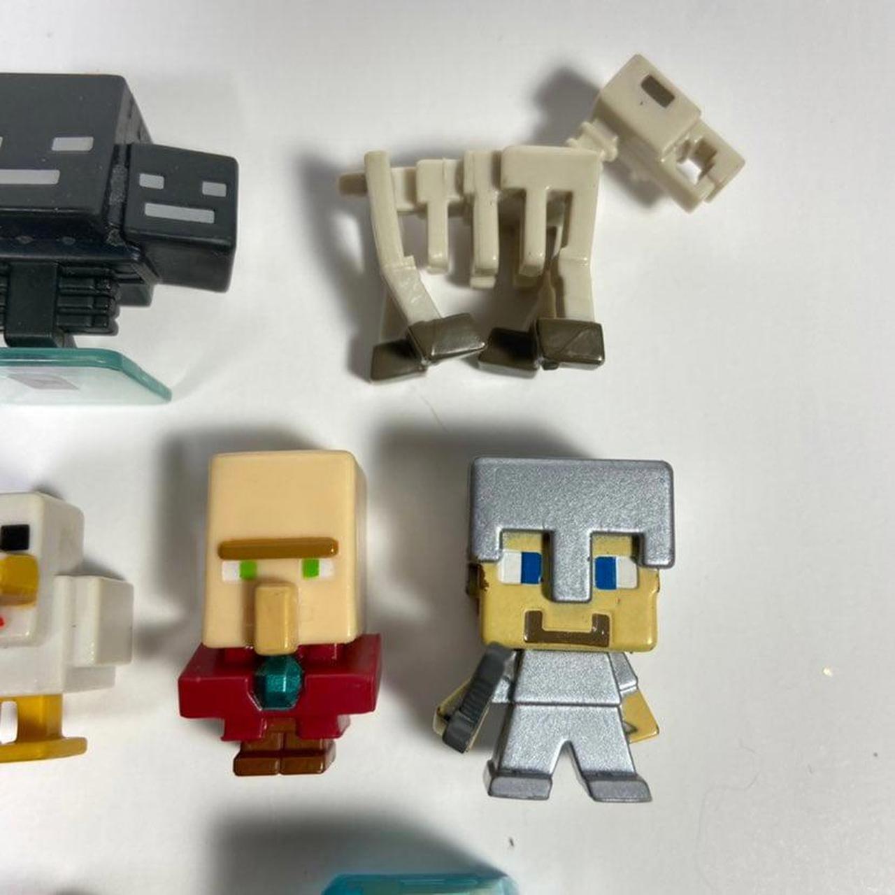 1" - 1.5" Mattel Mojang Mini Minecraft Figure Lot Of... | Depop