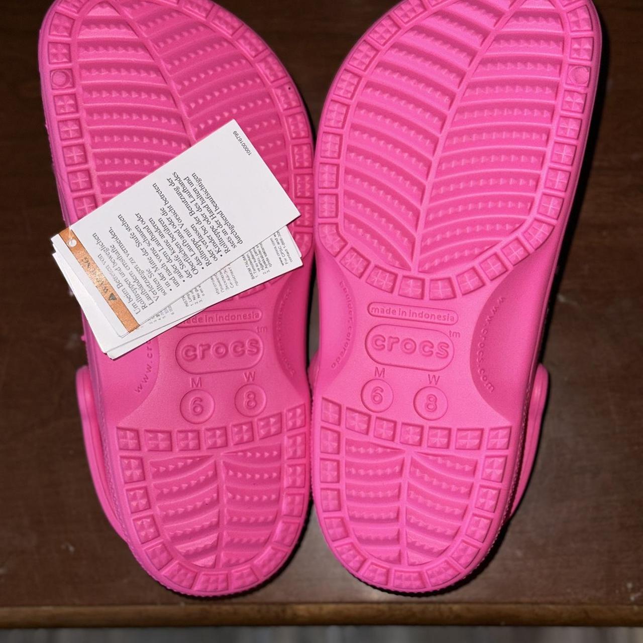 BRAND NEW PINK CROCS Size 8.5/8 Never worn new... - Depop