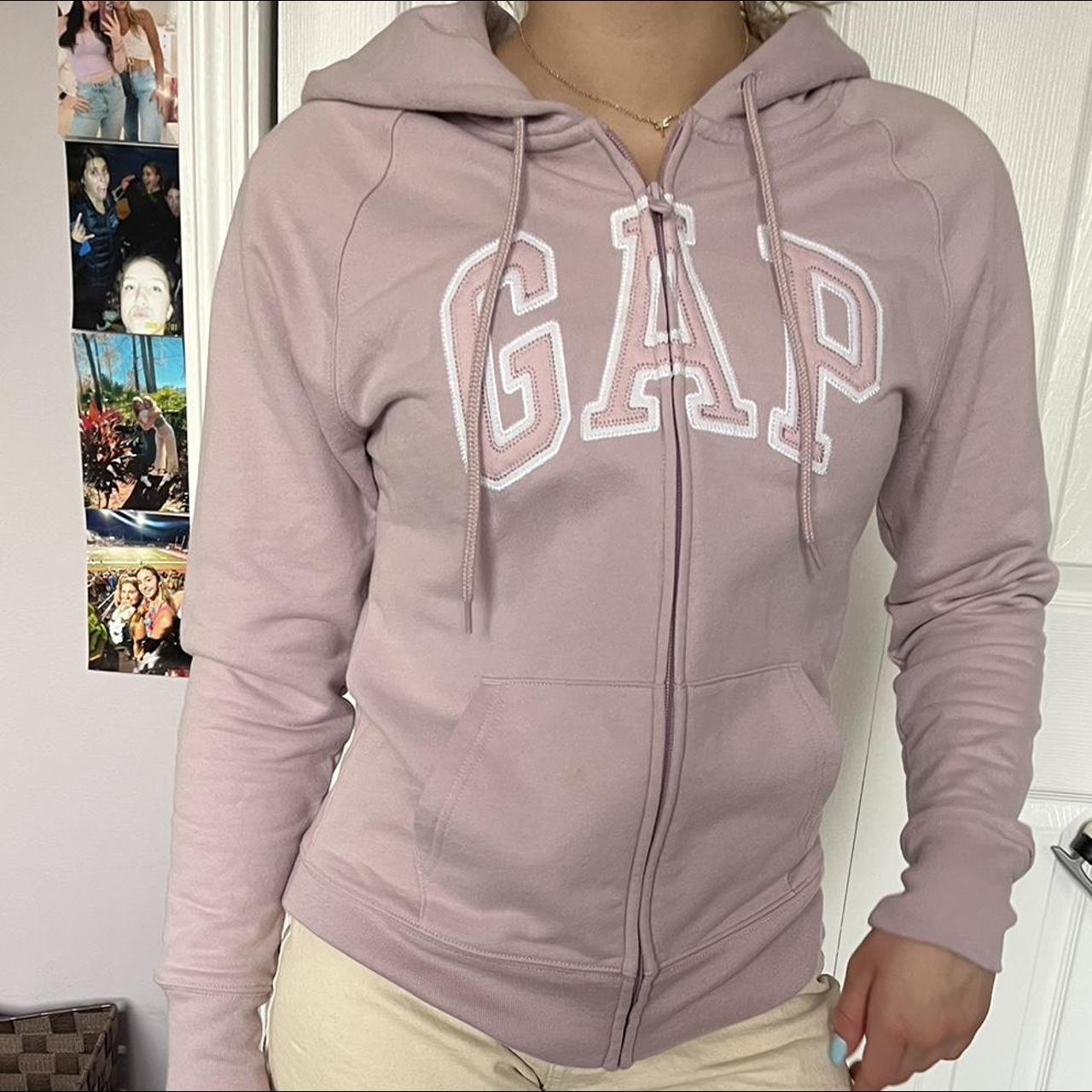 Gap Women's Pink and Purple Jacket | Depop