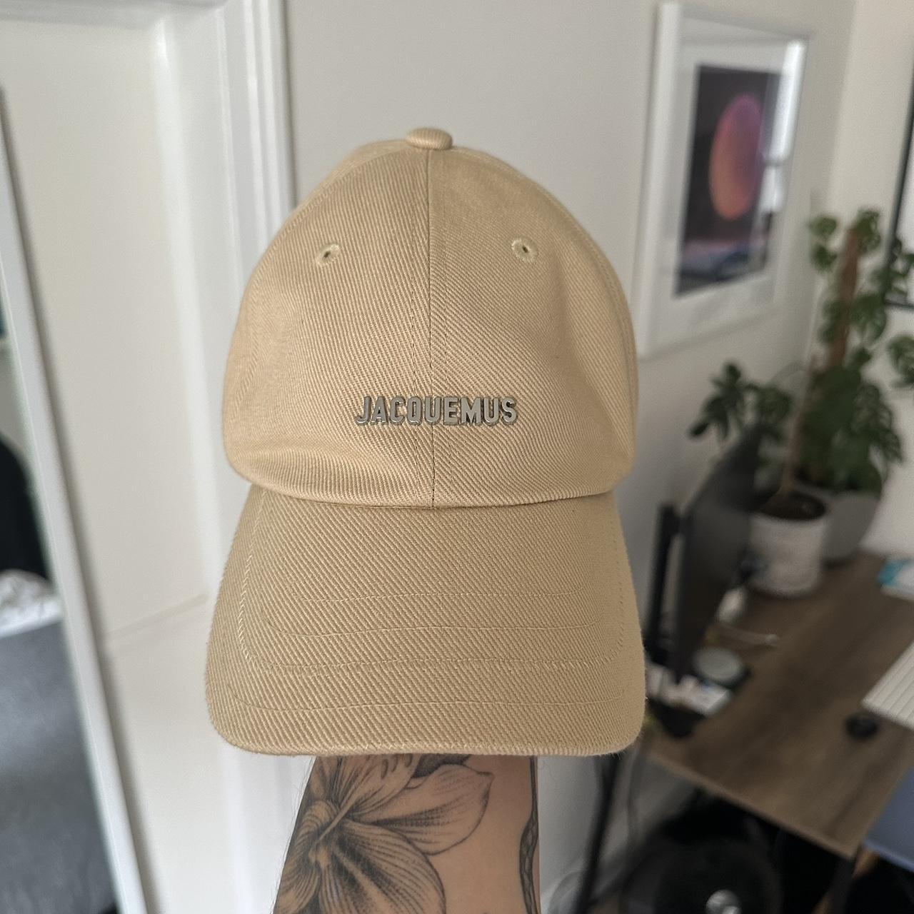 Jacquemus Tan Cap - love the sick detail at the... - Depop