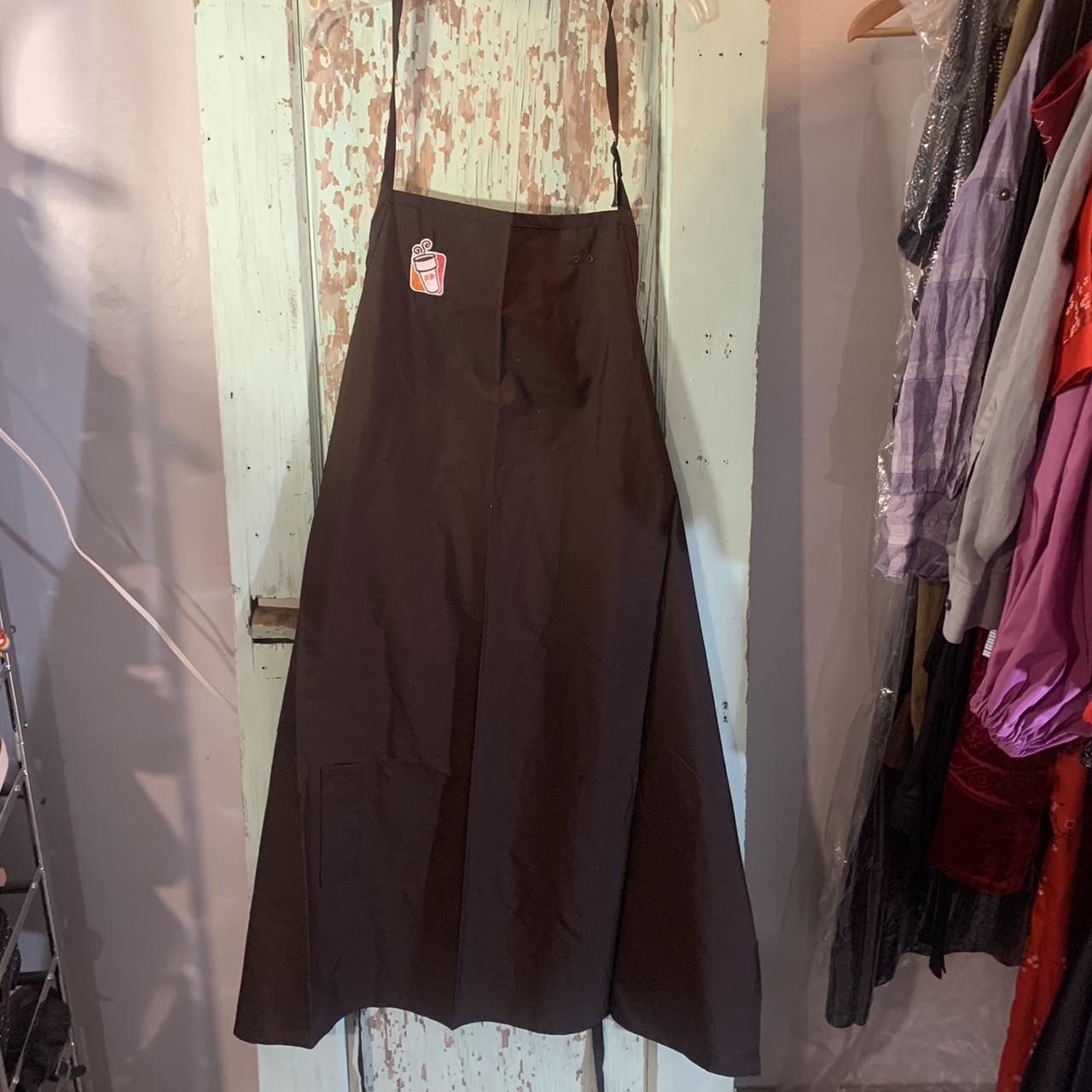 Dunkin Donuts Coffee - Brown Tie Back Apron - Depop