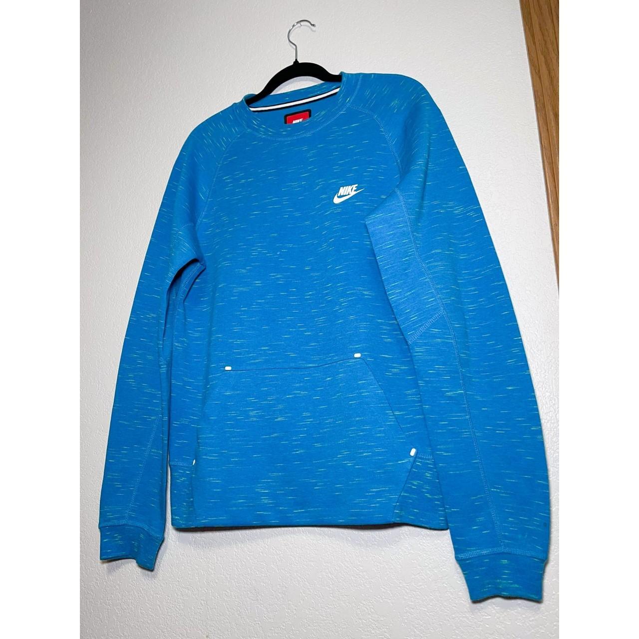Blue Nike crewneck in excellent condition! SIZE... - Depop