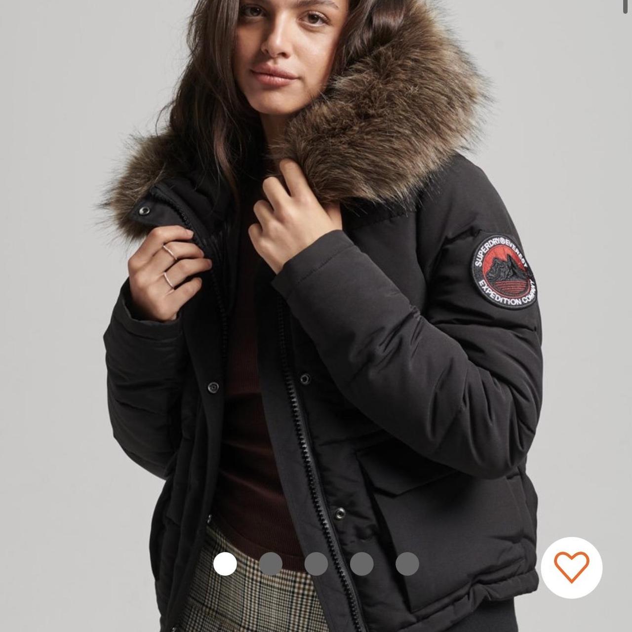 Superdry Everest bomber jacket with detachable fur... - Depop