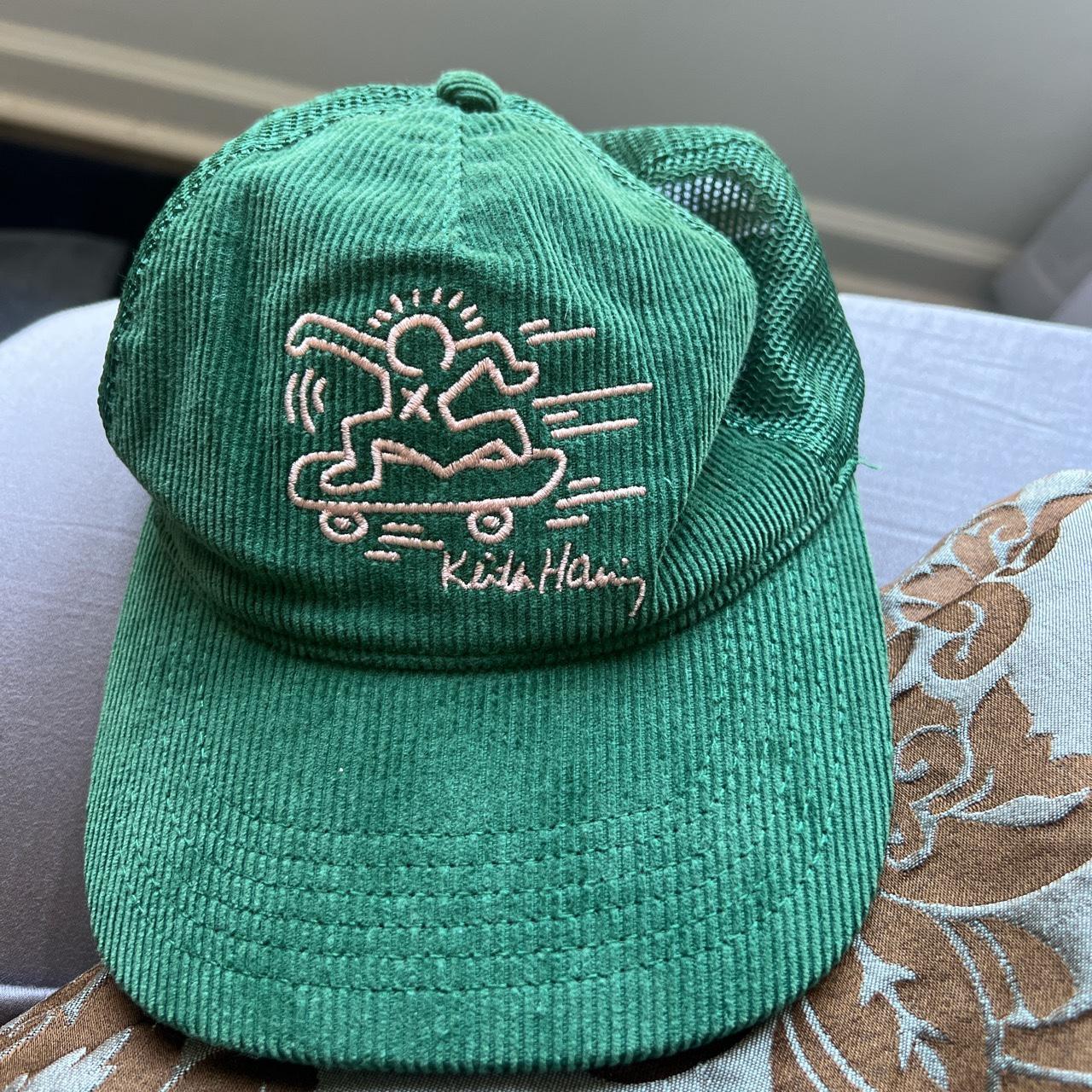 Keith Haring x mad engine trucker hat - Depop