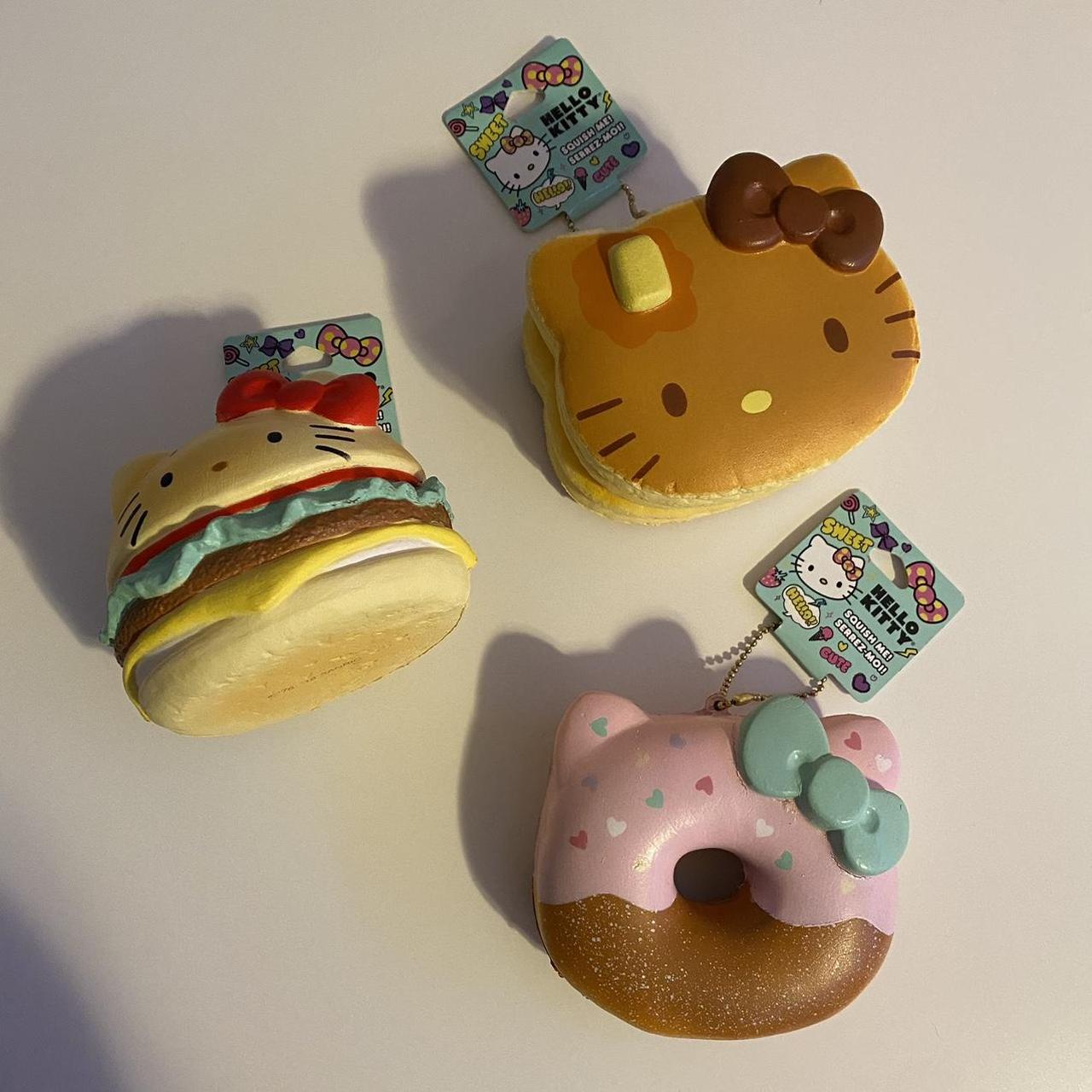 Sanrio vintage hello kitty squish me’s! Pack of 3 A... - Depop