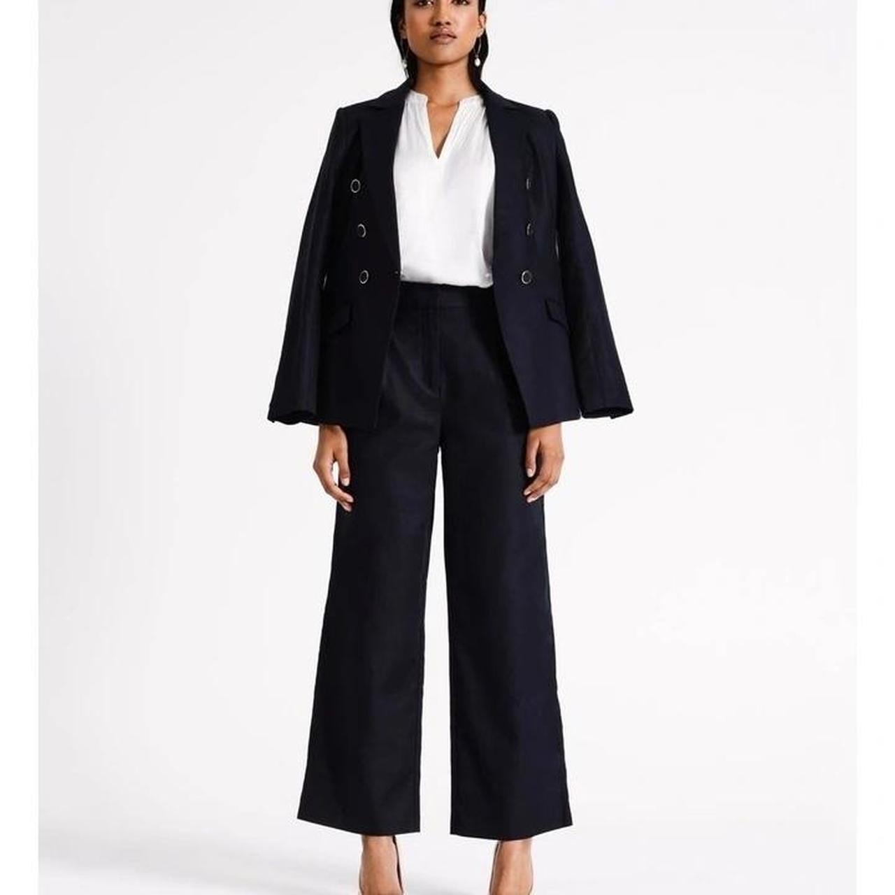 Basque relaxed Linen Suit Blazer and Pants Worn... - Depop