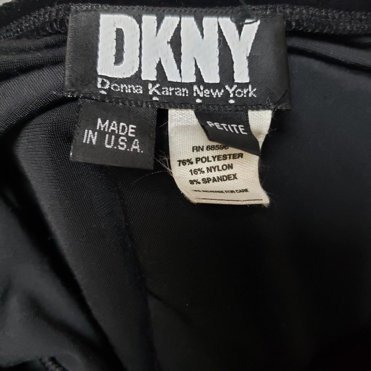 Vintage DKNY 90s black velvet bodysuit. The fabric... - Depop