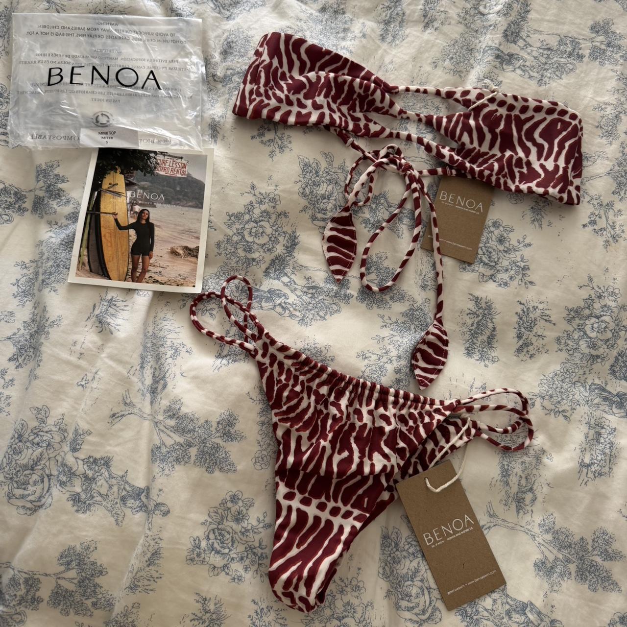 Benoa Swim Miter bikini set Size medium (runs... | Depop