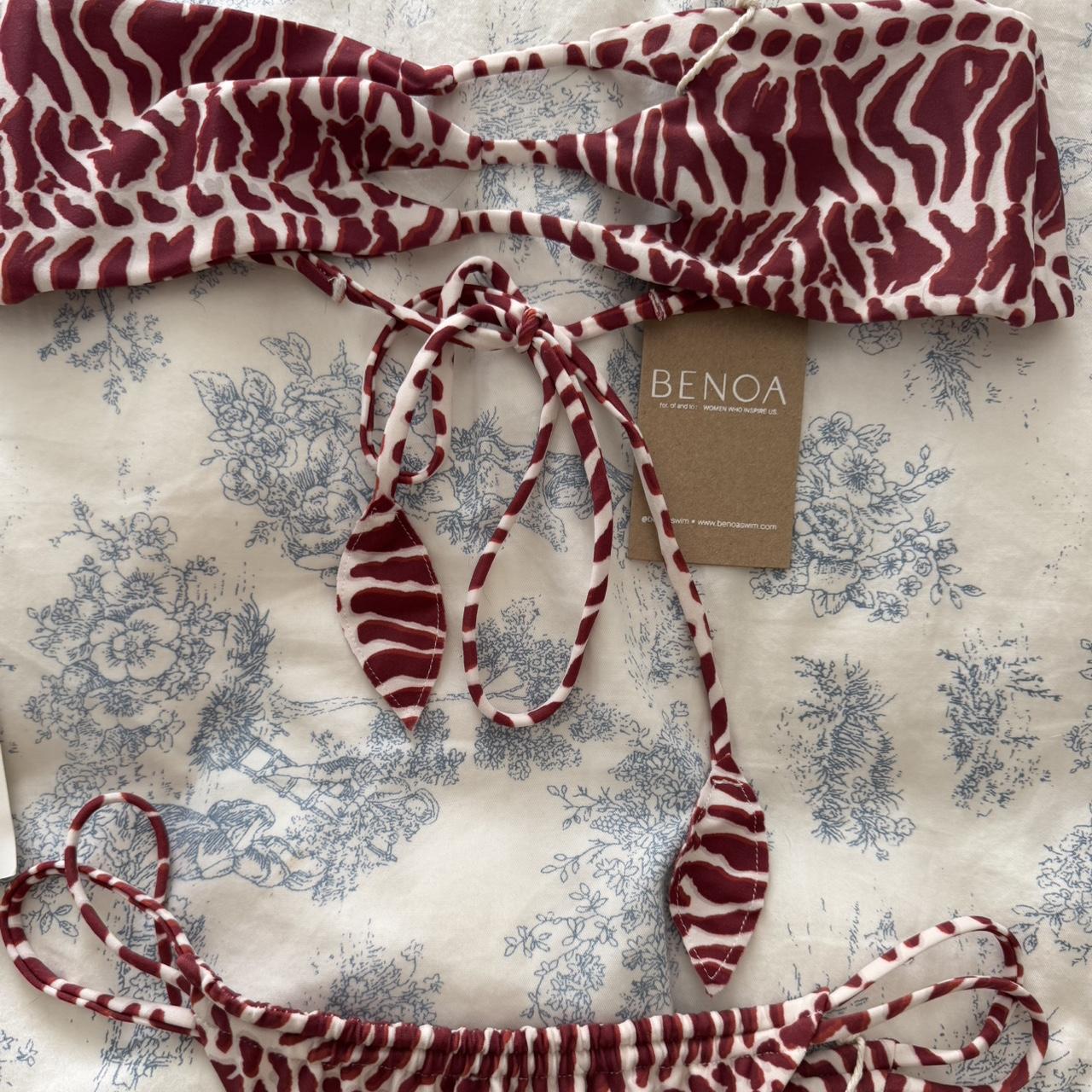 Benoa Swim Miter bikini set Size medium (runs... | Depop