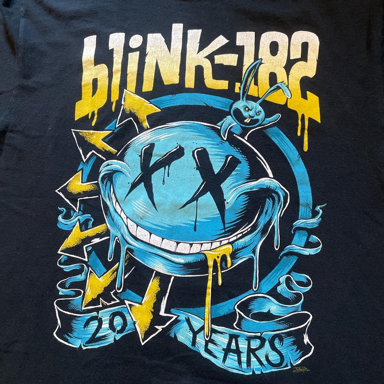 2012 Blink-182 "20 years" celebration shirt. Formed... - Depop
