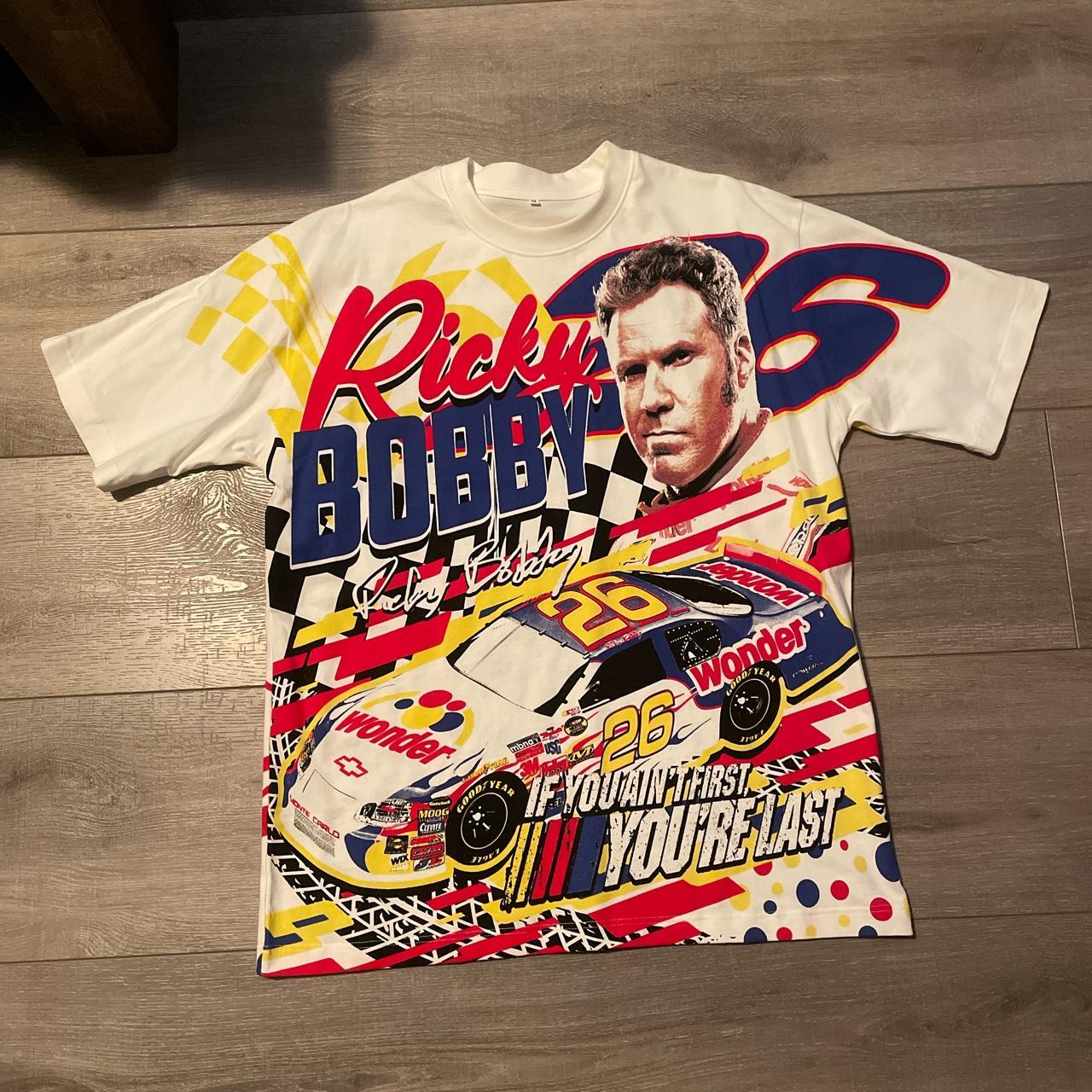 Modern IYKYK "Ricky Bobby" mock NASCAR AOP. Amazing... - Depop