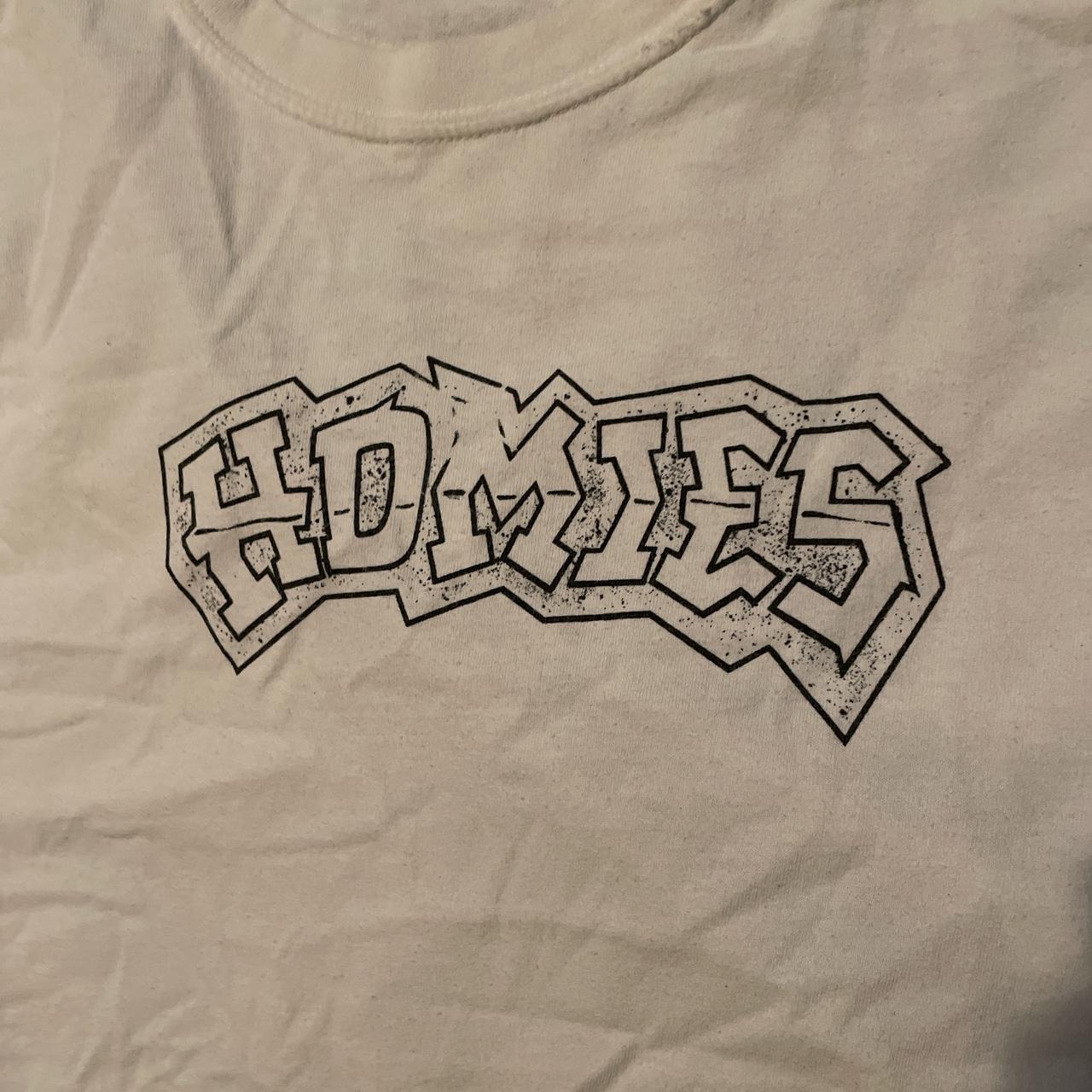 Vintage 90s "Homies" shirt. Crazy dope back hit just... - Depop