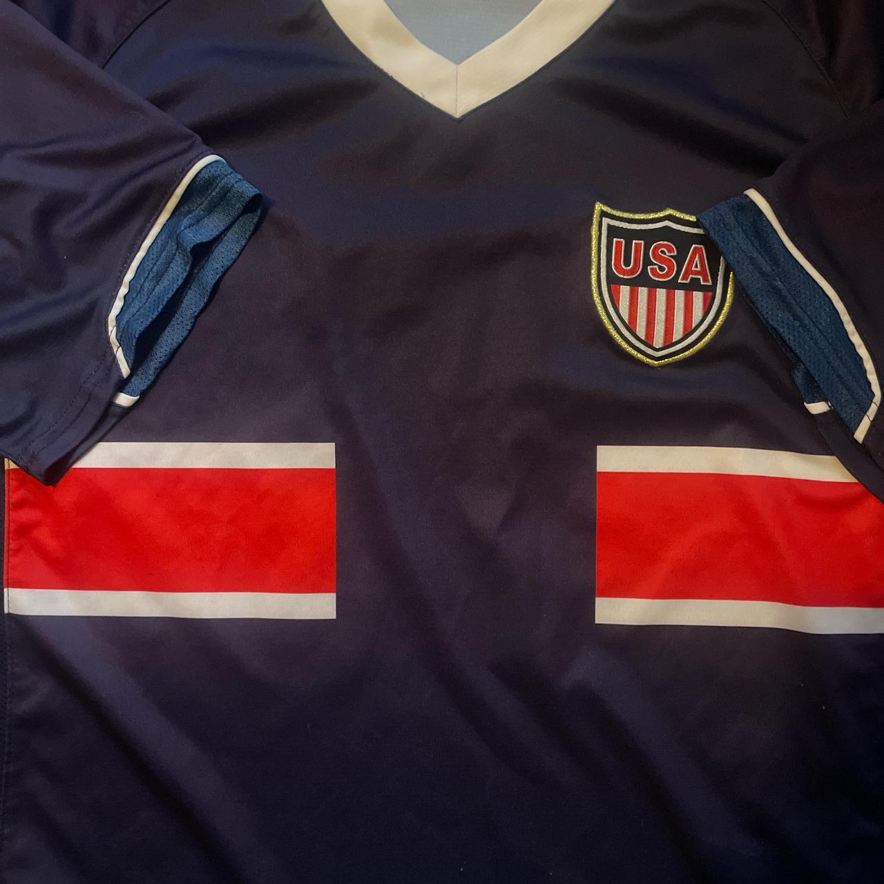 Vintage y2k "Team USA" soccer jersey. Retro style... | Depop