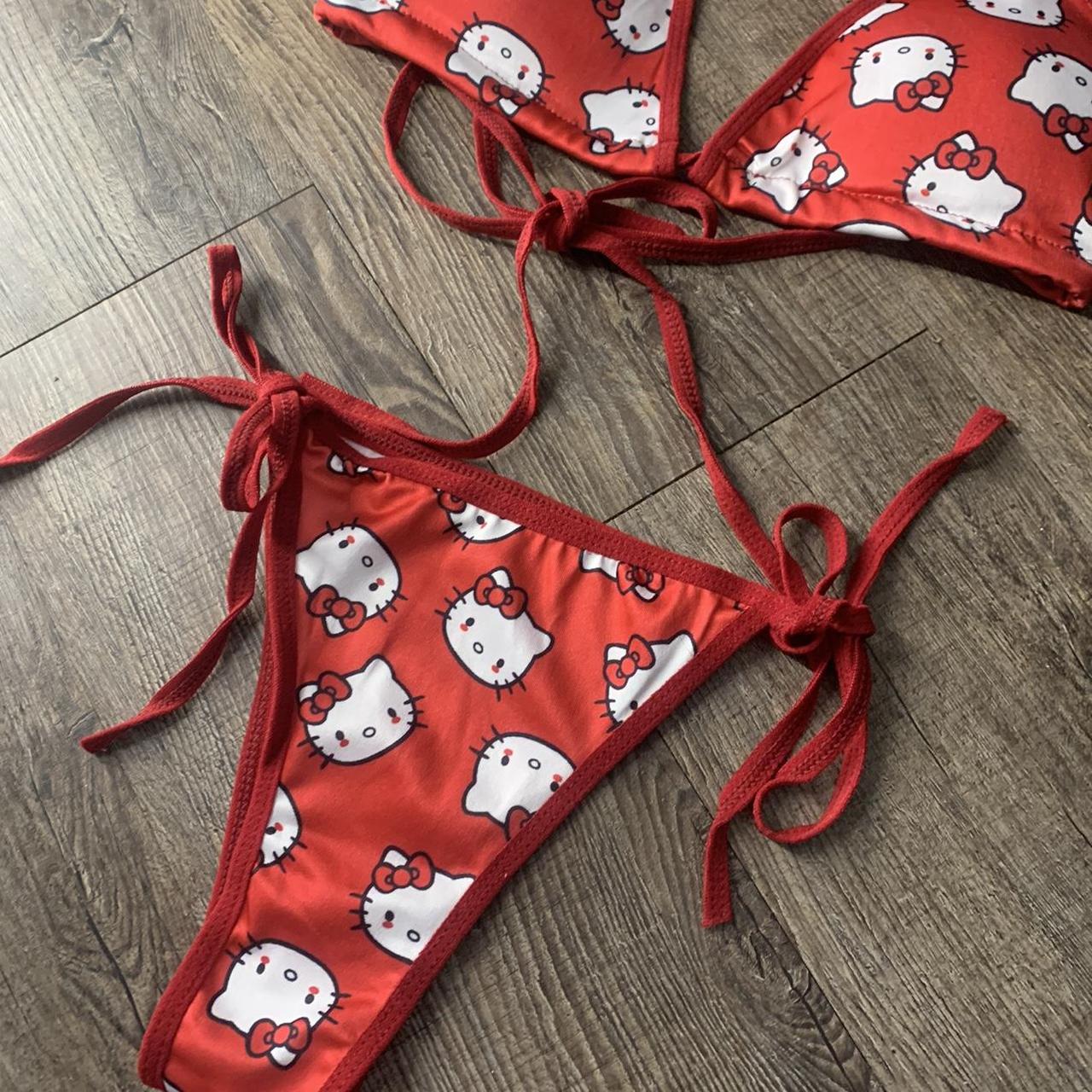 Hello kitty bikini s/m💋🔥💦 #hellokitty #y2k #bikini... - Depop