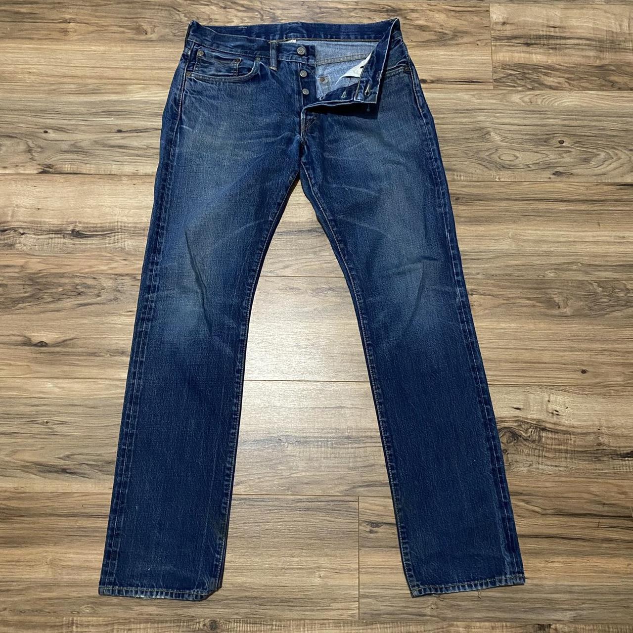 90s RRL Selvedge Blue Jeans Size 31x32 Made in... - Depop
