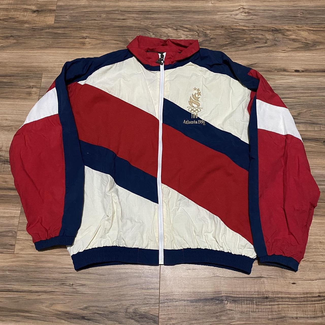 1996 Starter Atlanta Olympic Games Windbreaker Size... - Depop