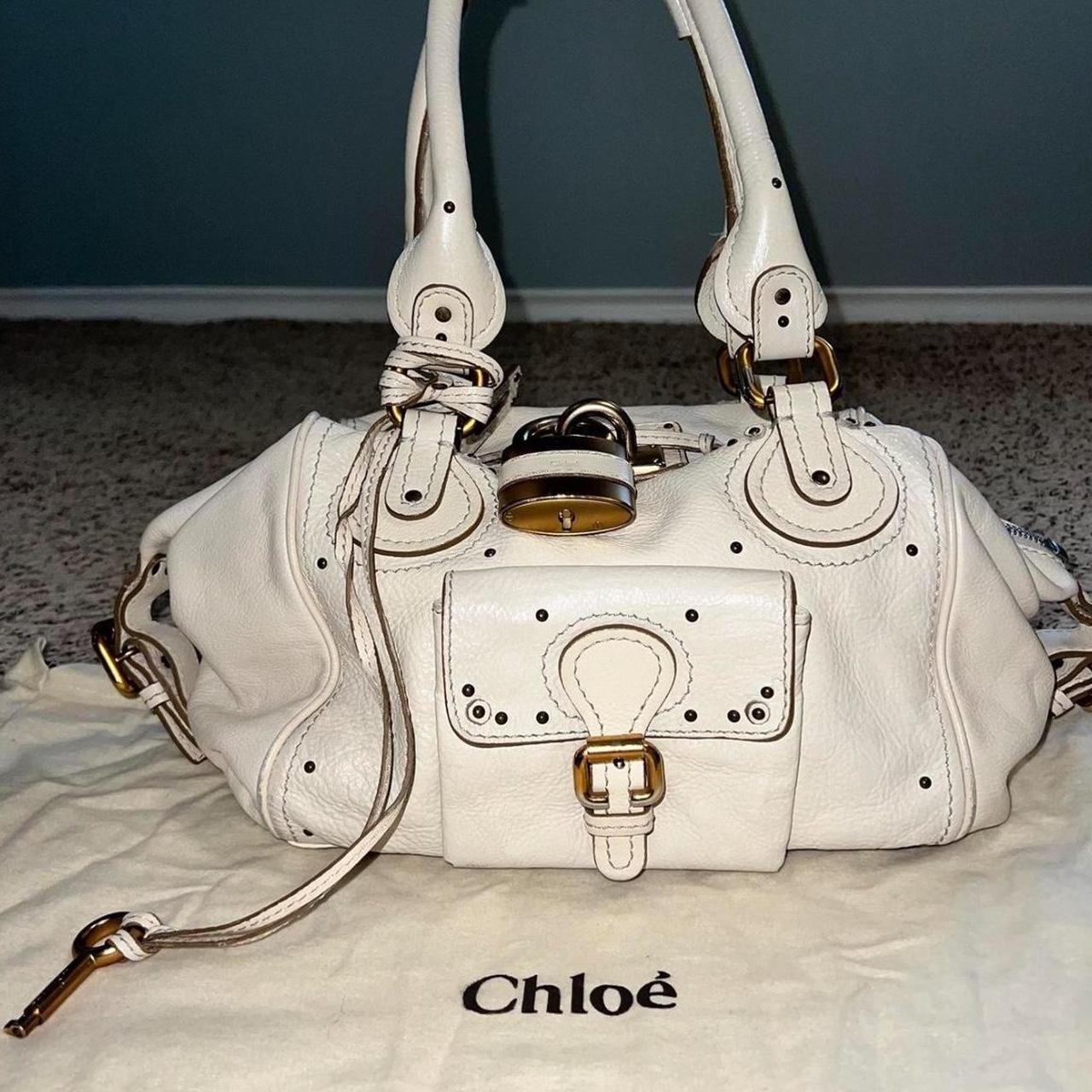 Authentic Chloe Paddington with front pocket in... - Depop