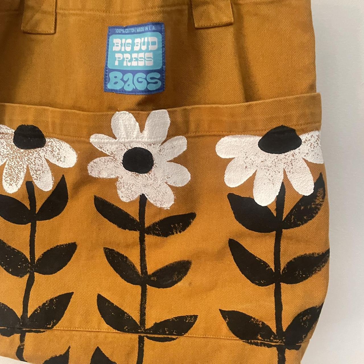 Big bud press screen printed tote bag! Sold out... - Depop