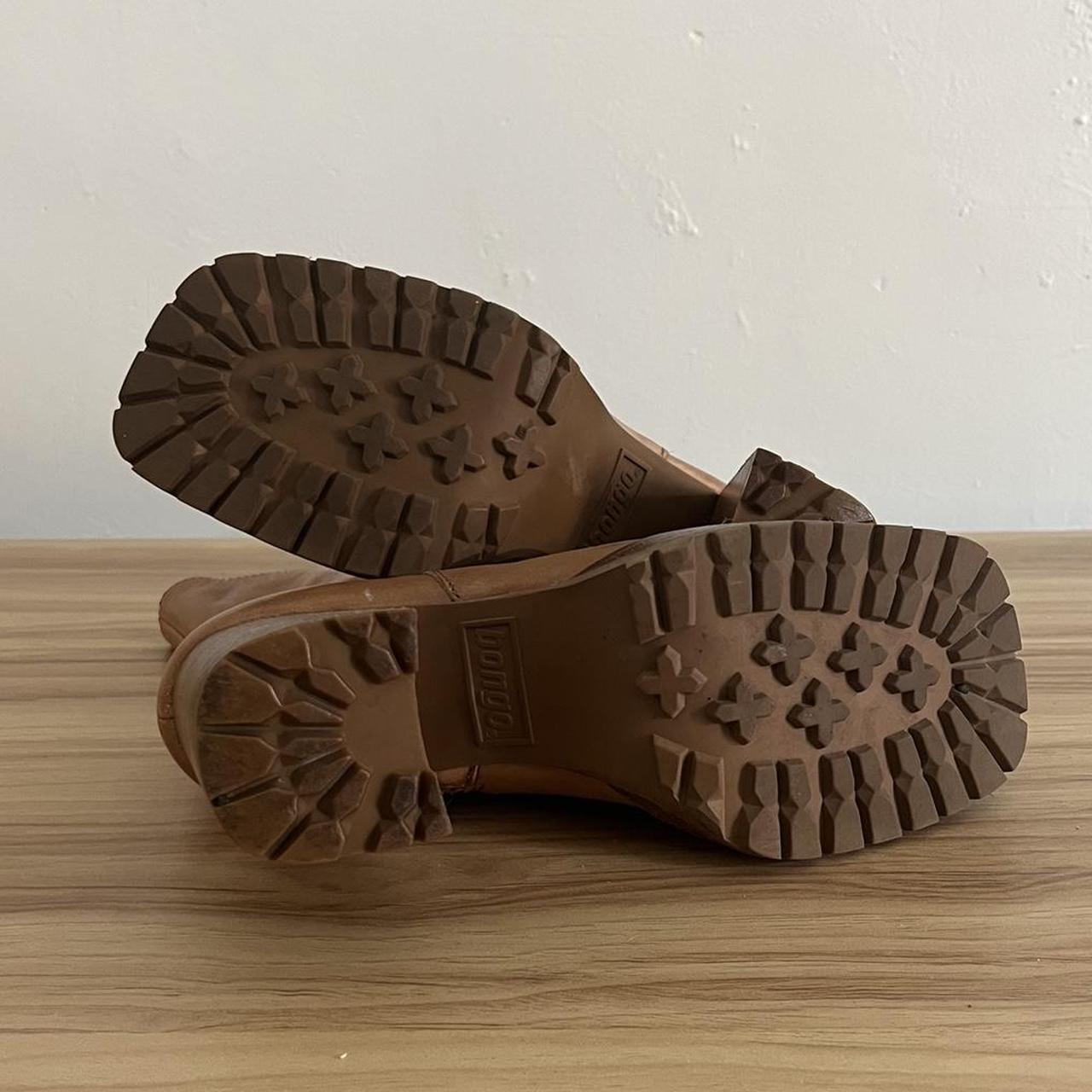 vintage tan bongo platform boots. wanted them to... - Depop