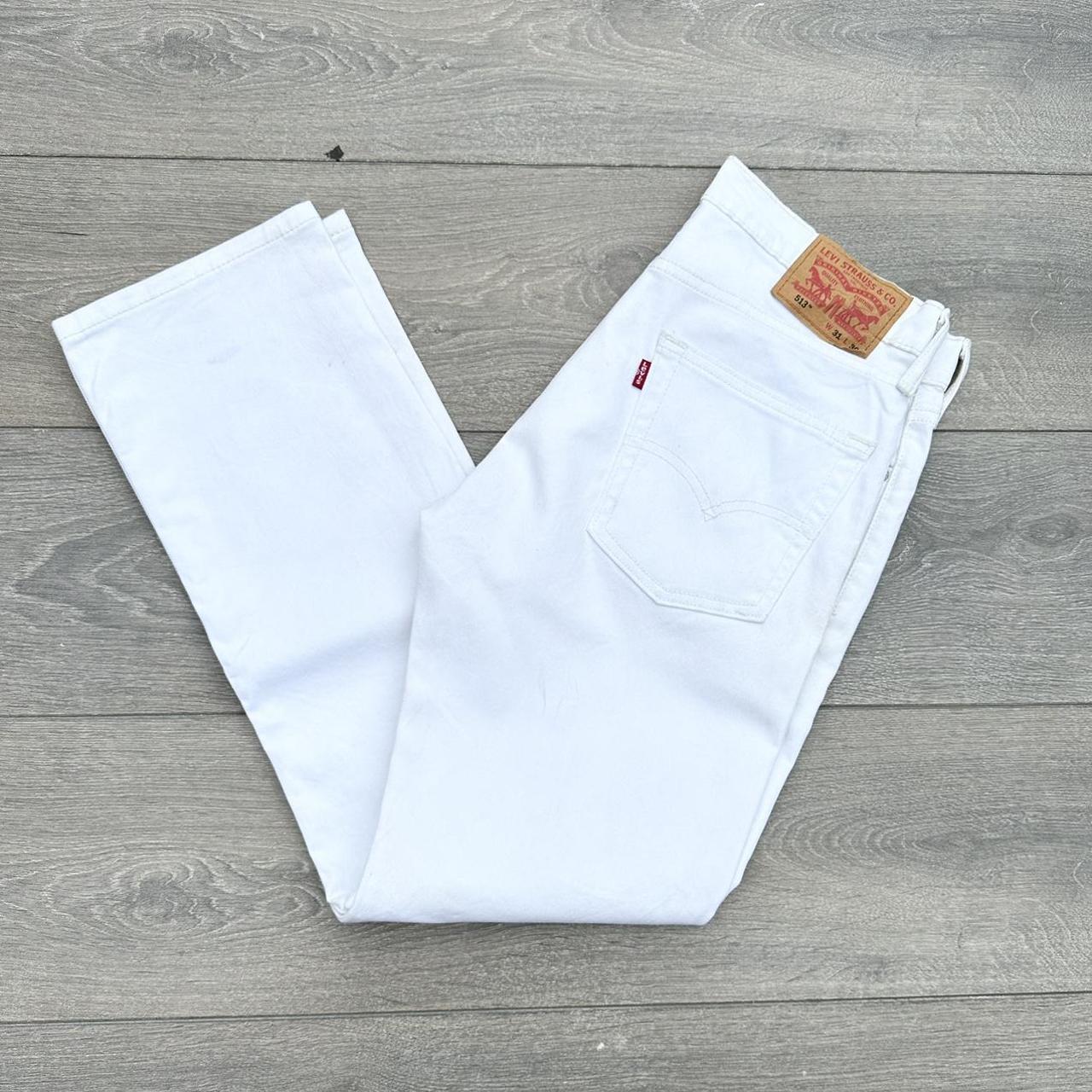 Levi's Men's White Jeans | Depop