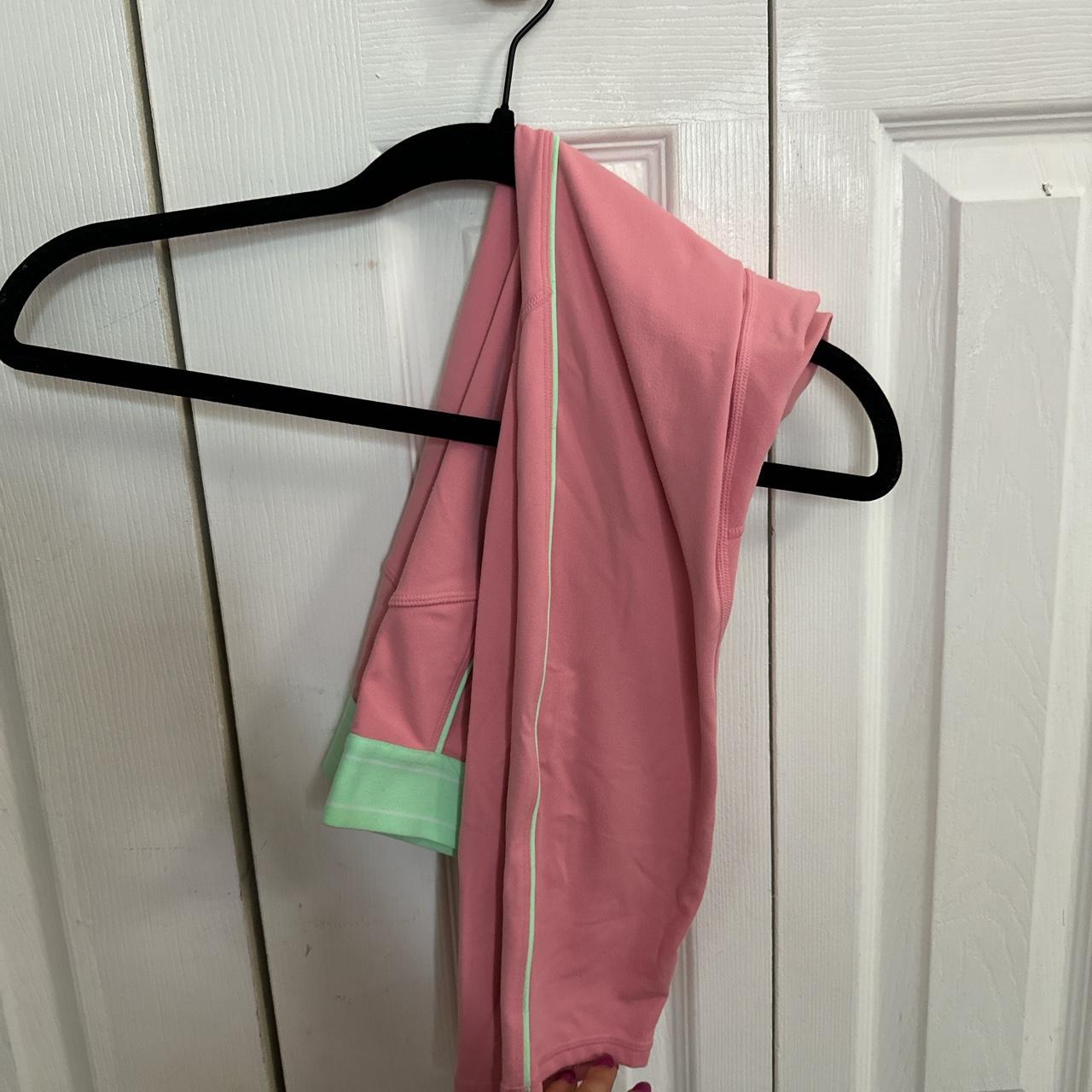 Fabletic set Pink and green Medium top and... - Depop