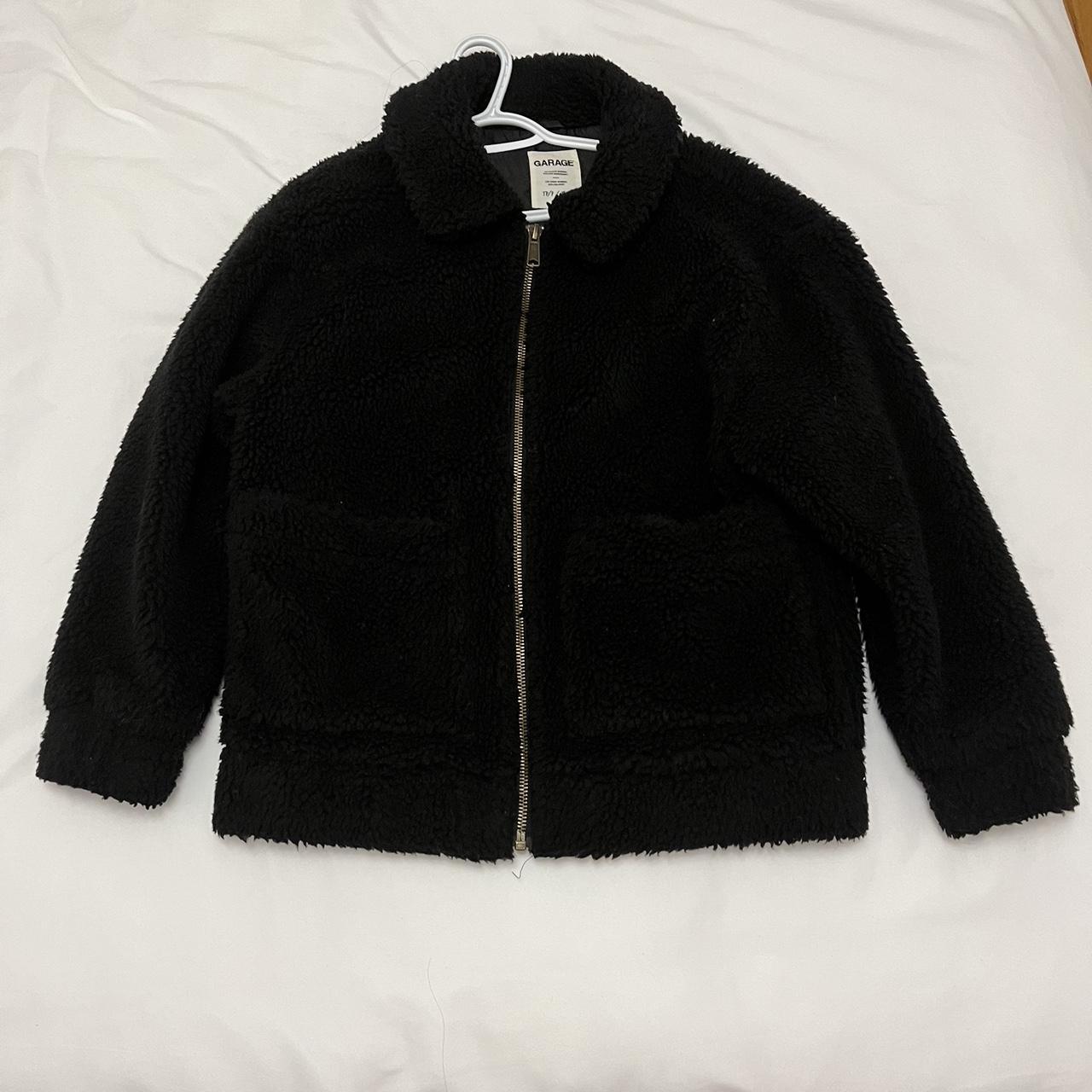 Garage teddy jacket. Size xs/s - Depop