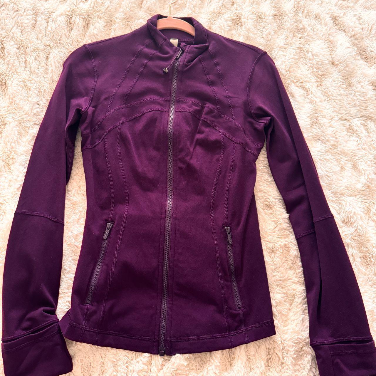 purple define jacket luon size 6, worn a few times | Depop