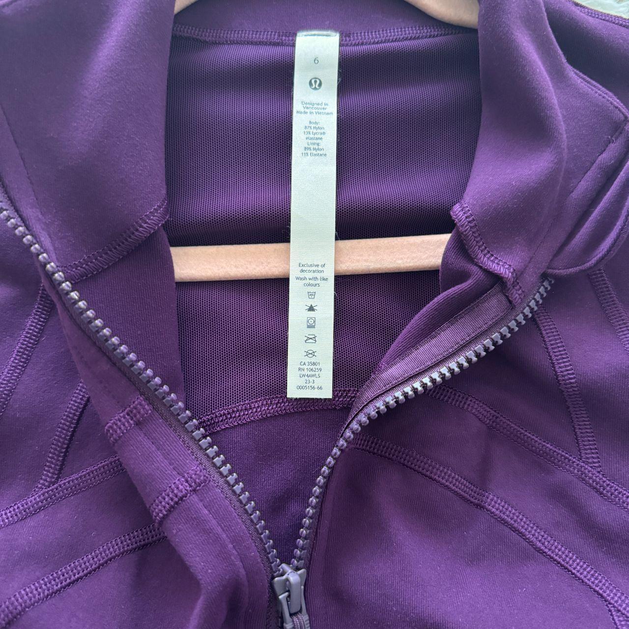 purple define jacket luon size 6, worn a few times | Depop