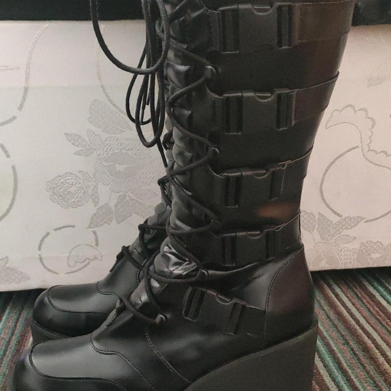 Brand new, never worn Killstar Lugosi platform boots... - Depop