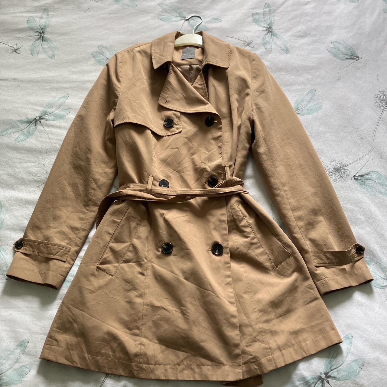 Primark trench coat beige Never worn Size 10 #PLT... - Depop