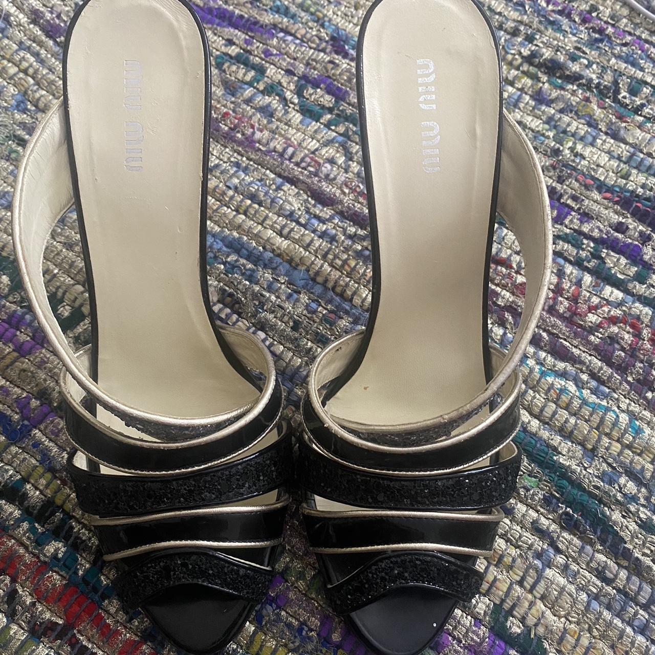Miu Miu Heels 38.5. Lovely but too large for me... - Depop
