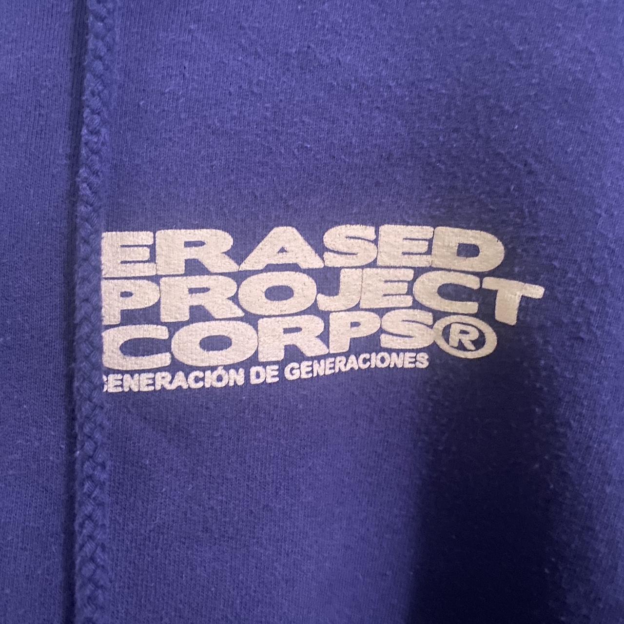 CROPPED ERASED CREW HOODIE - Depop