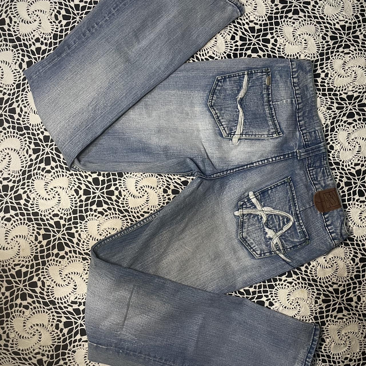 low rise flare papa jeans london - Depop