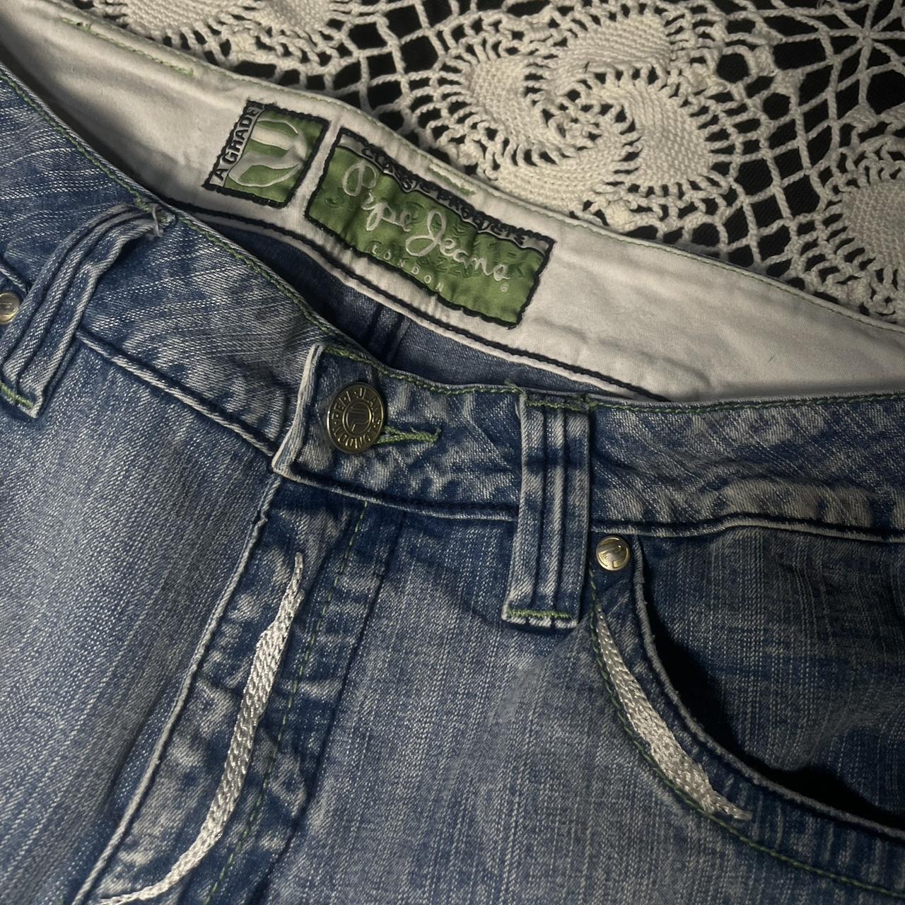 low rise flare papa jeans london - Depop