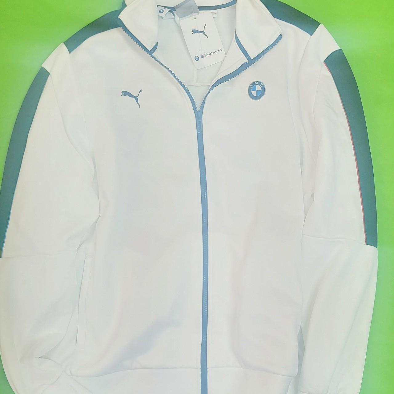 Puma BMW white track jacket xl size New with... - Depop