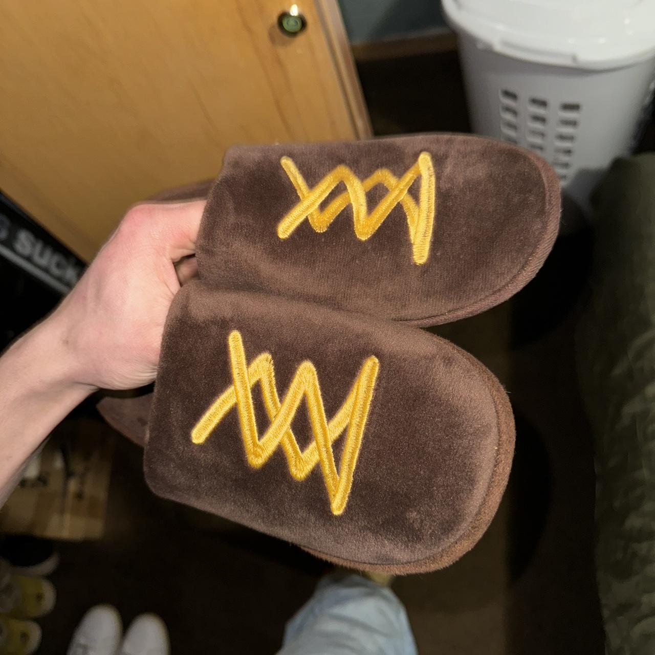 Cactus jack slipers. Send offers. They run small... - Depop