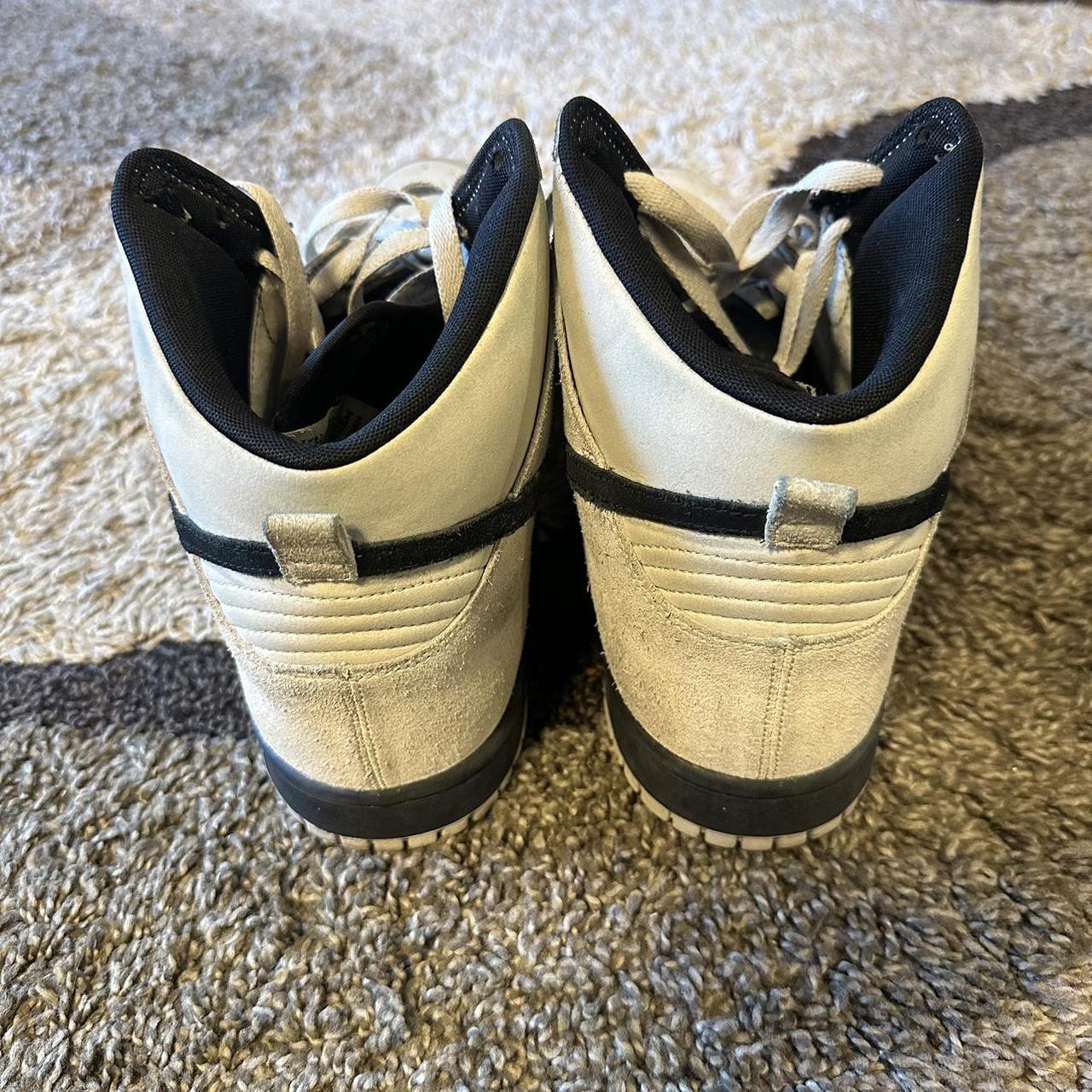 Nike Dunk High Light Bone Colorway, size 12. Mostly... | Depop