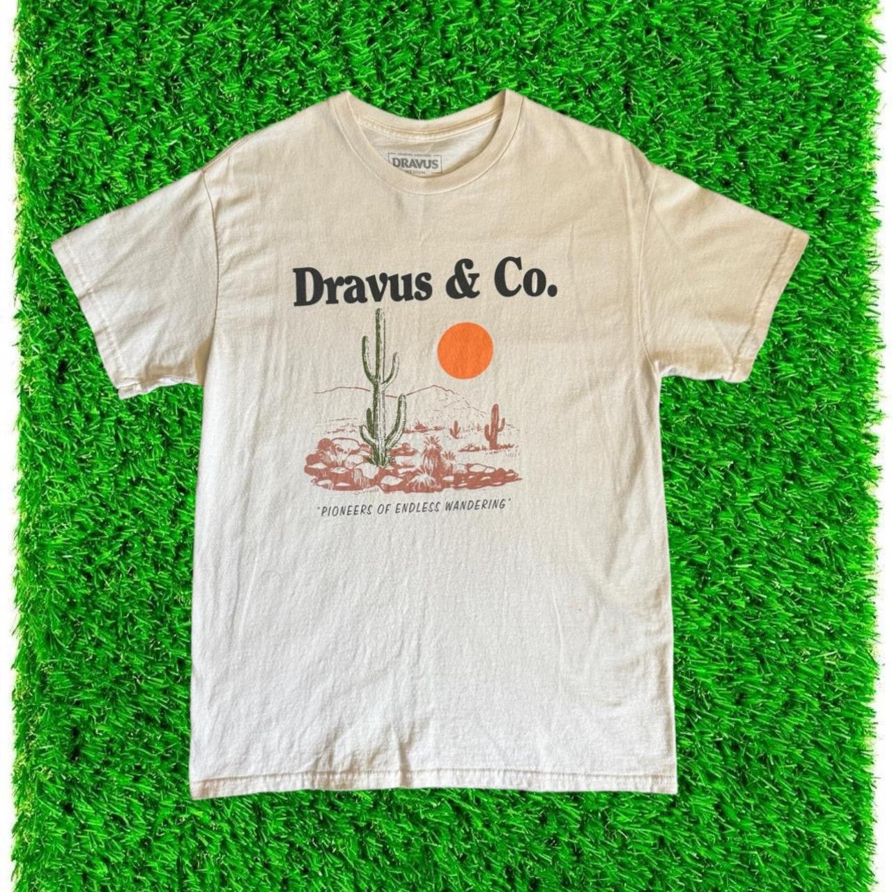 “Dravus & Co” White Tee [Medium] Swipe for More -... - Depop
