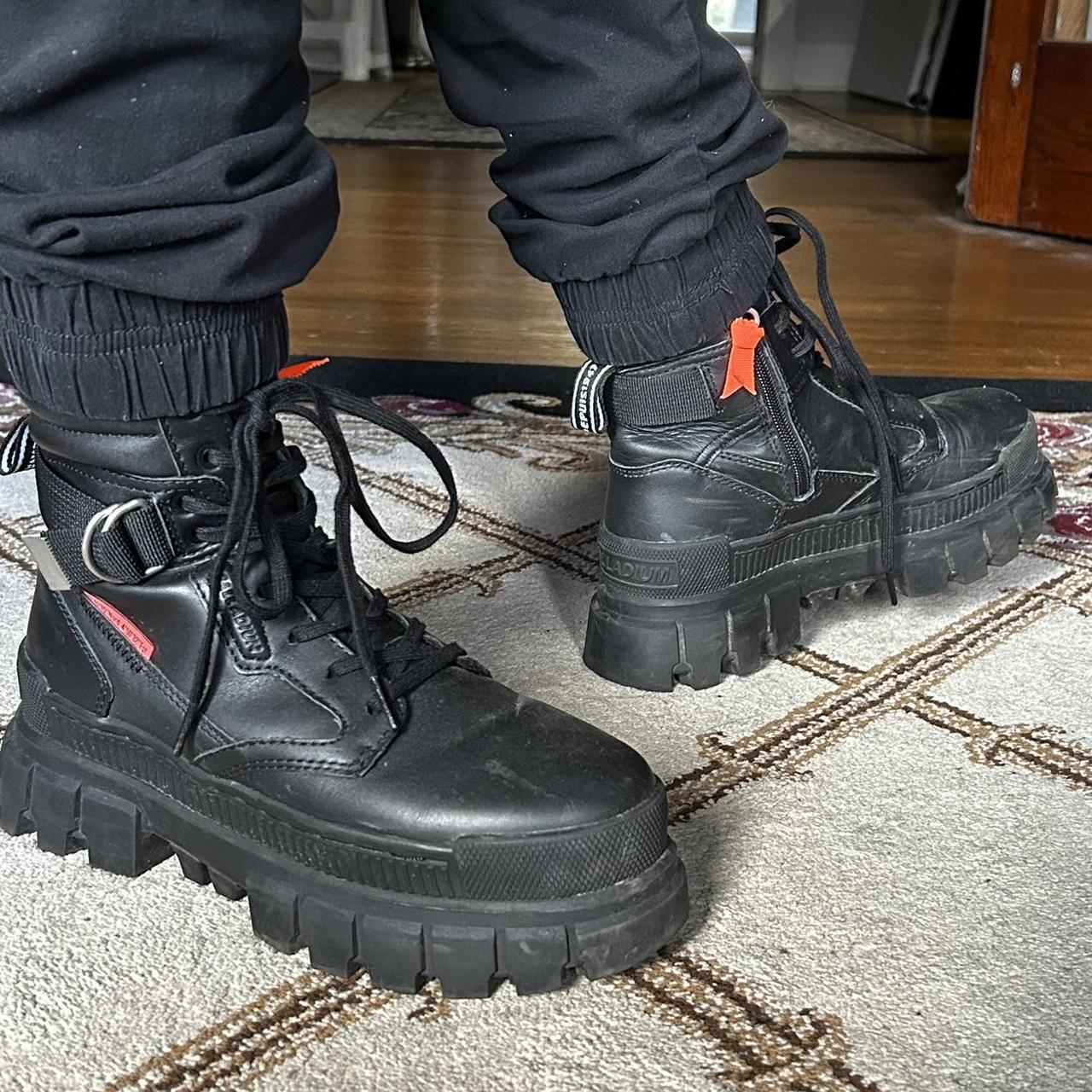 incredible palladium platform boots. have only been... - Depop