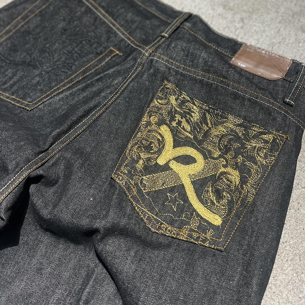 Dark Stone embroidered Roca Wear Jeans #y2k... - Depop