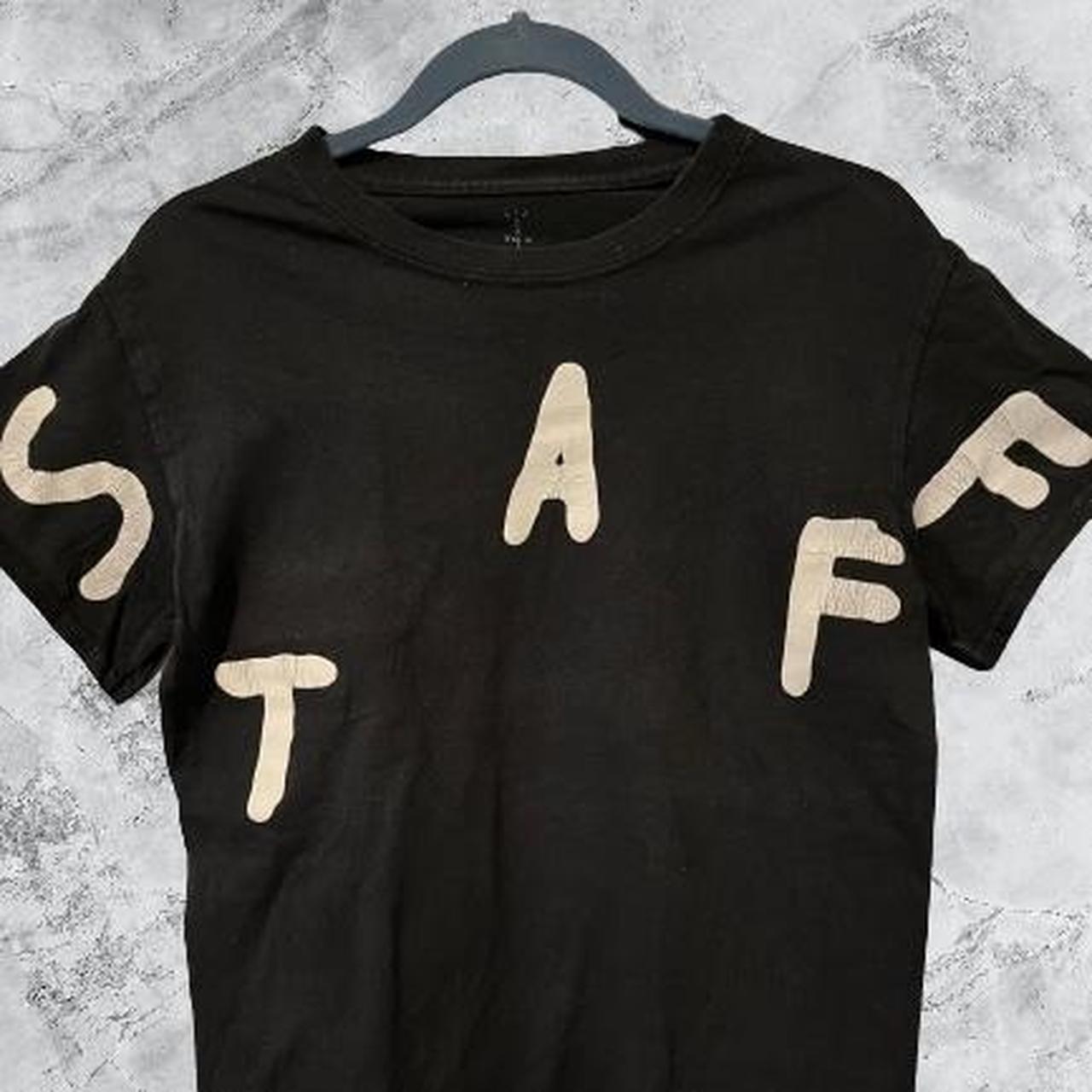 Cactus Jack Travis Scott Staff T-Shirt Size:... - Depop