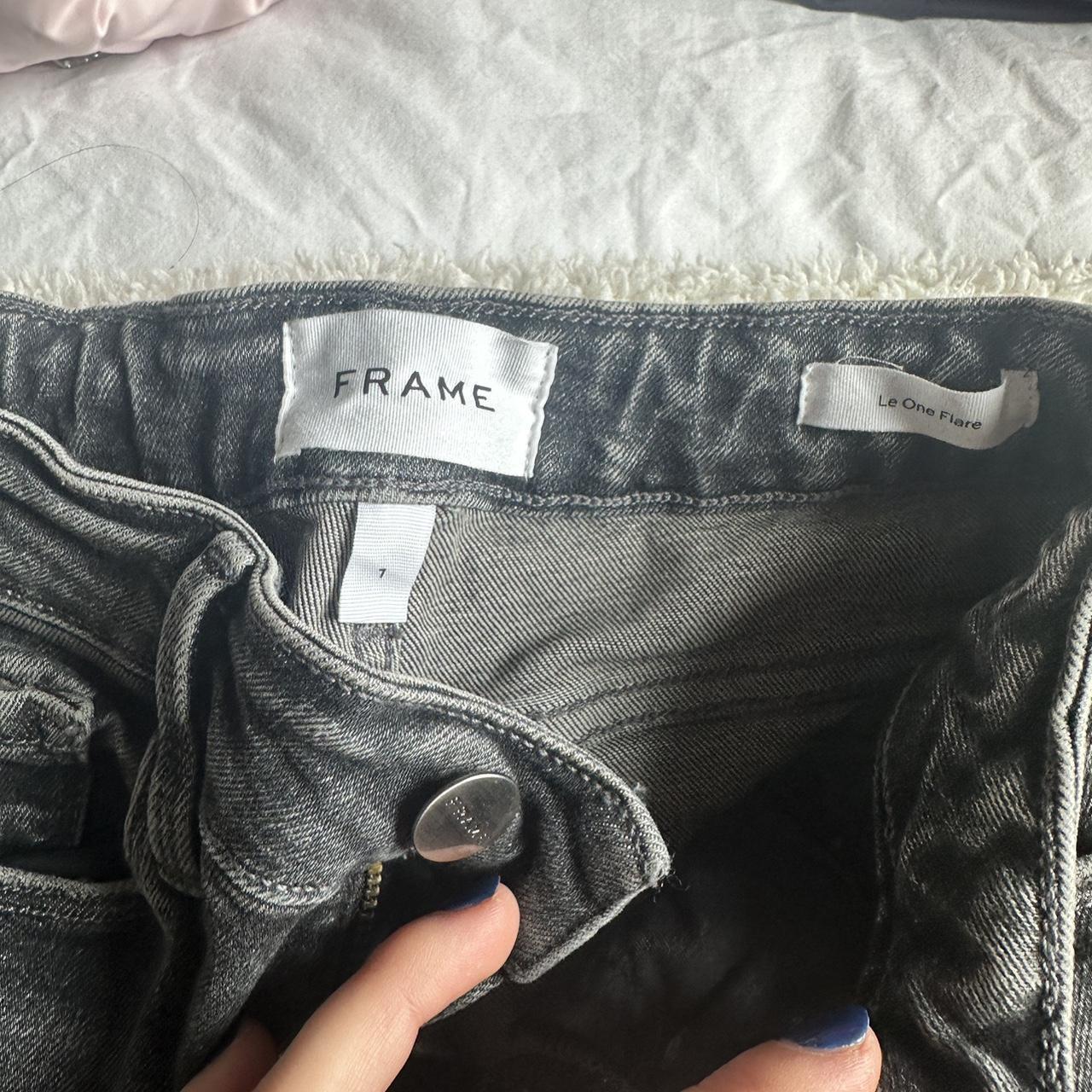 Frame Le One Flare Jeans - Depop