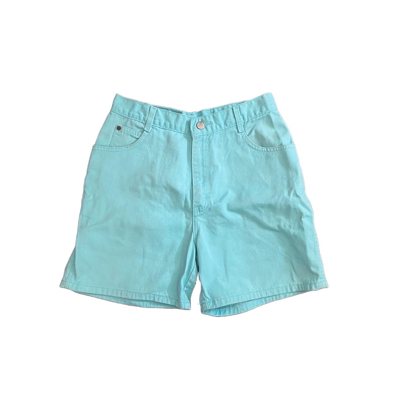 vintage jorts dope color cute fit size 12 wait is... - Depop