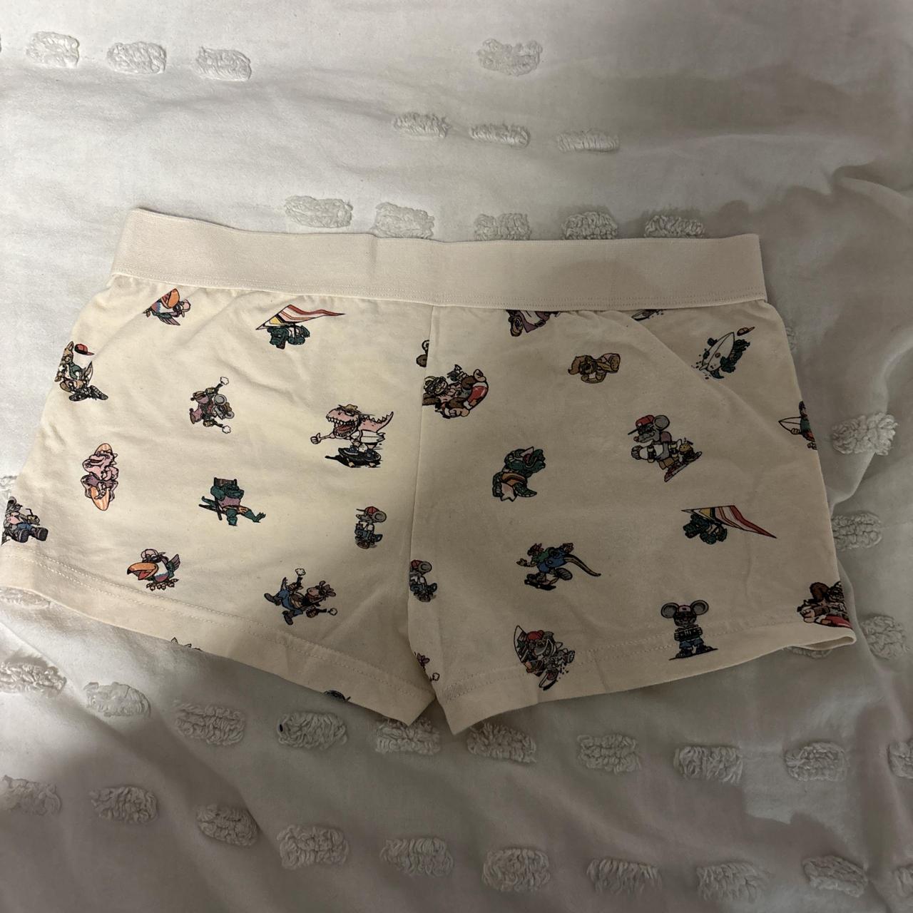 brandy melville boxer shorts no flaws, like new!... - Depop