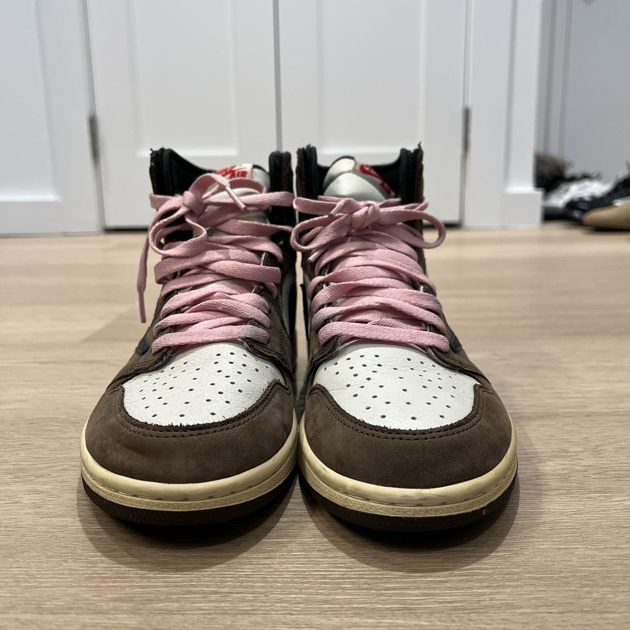 Jordan 1 Retro High OG Travis Scott Mocha - Depop