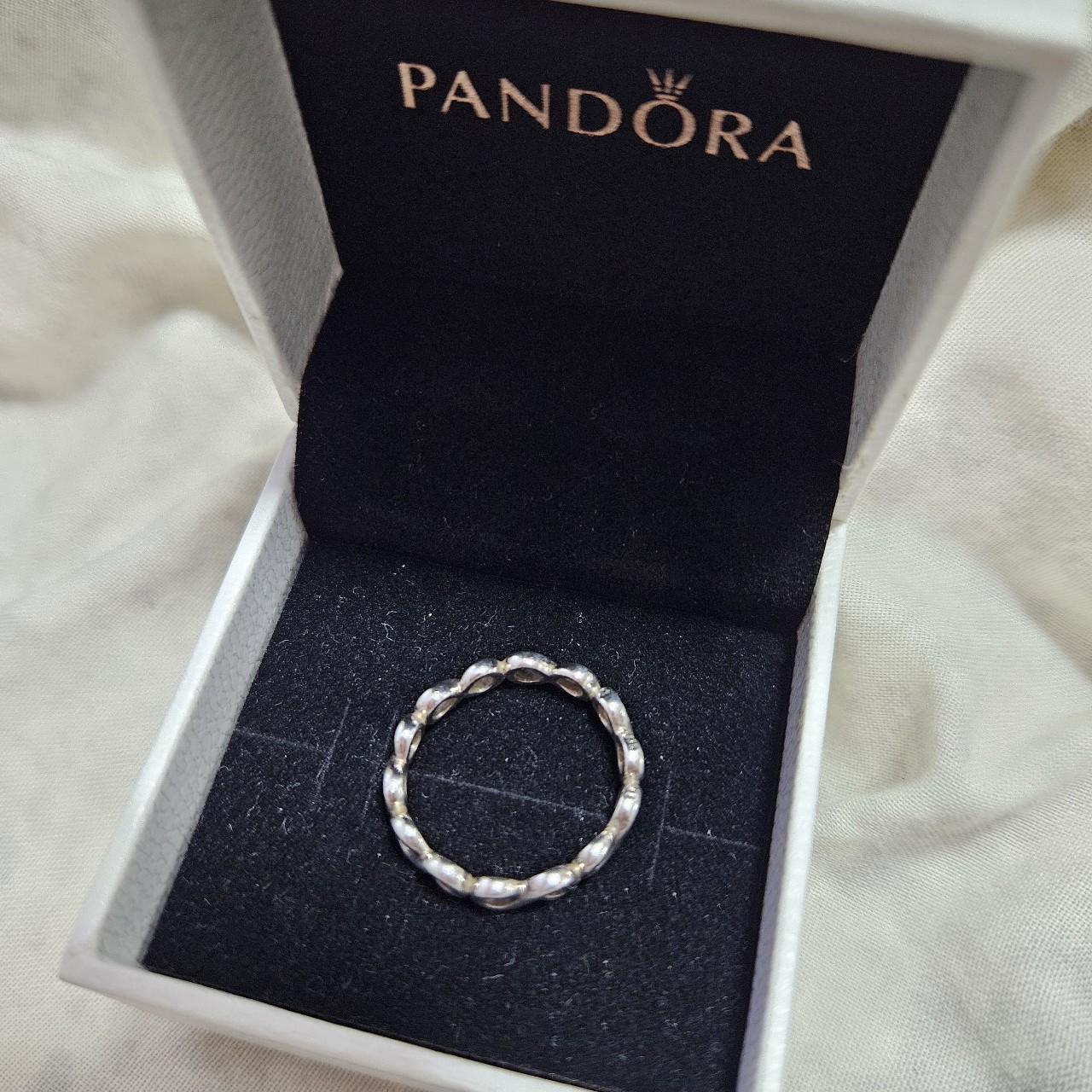 Pandora Infinity Ring - Used in good condition -... | Depop