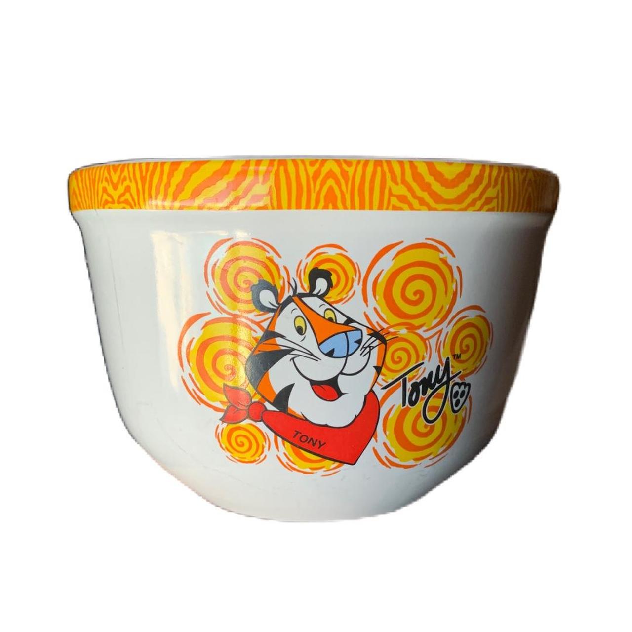 Frosted Flakes Tony the Tiger Cereal Bowl 2002... - Depop