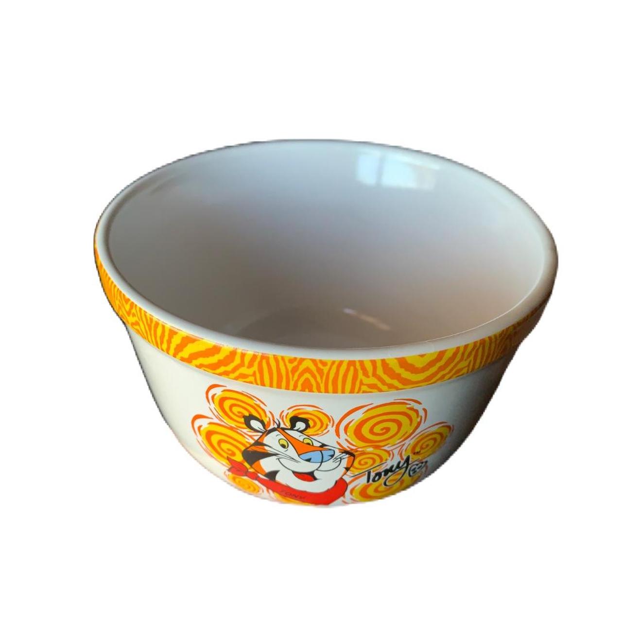 Frosted Flakes Tony the Tiger Cereal Bowl 2002... - Depop