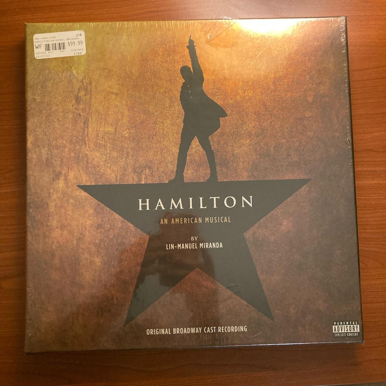 Brand new Hamilton broadway soundtrack record box... - Depop