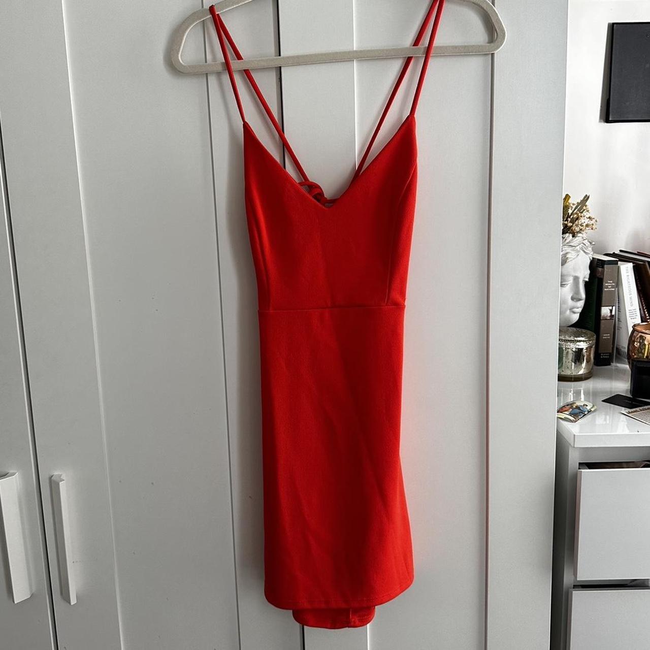 Simple red dress! Size small. Without tags but never... - Depop